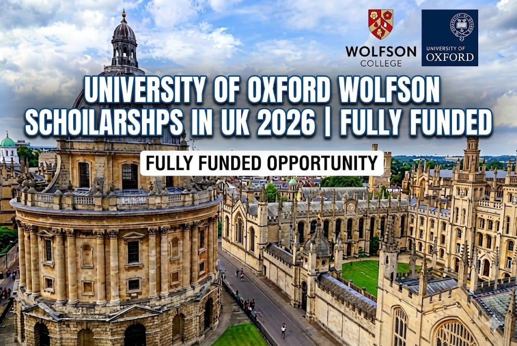 University of Oxford Wolfson Scholarships in UK 2026 | Fully Funded ...