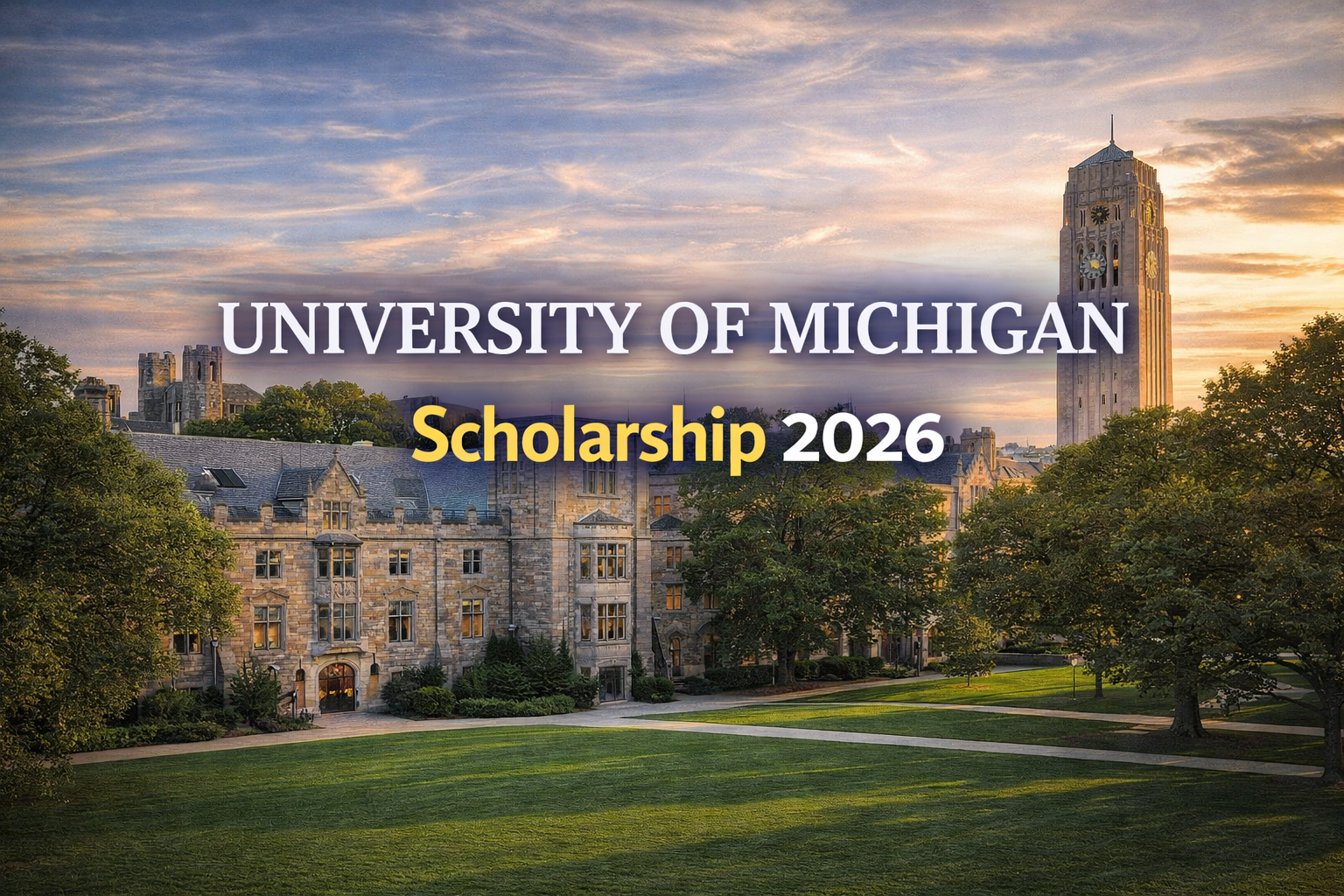 University of Michigan International Student Scholarship in USA 2026 ...